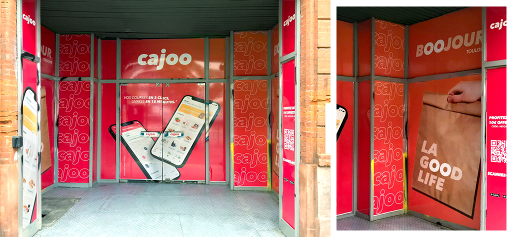 Covering des locaux, Cajoo, France - Vitrophanies